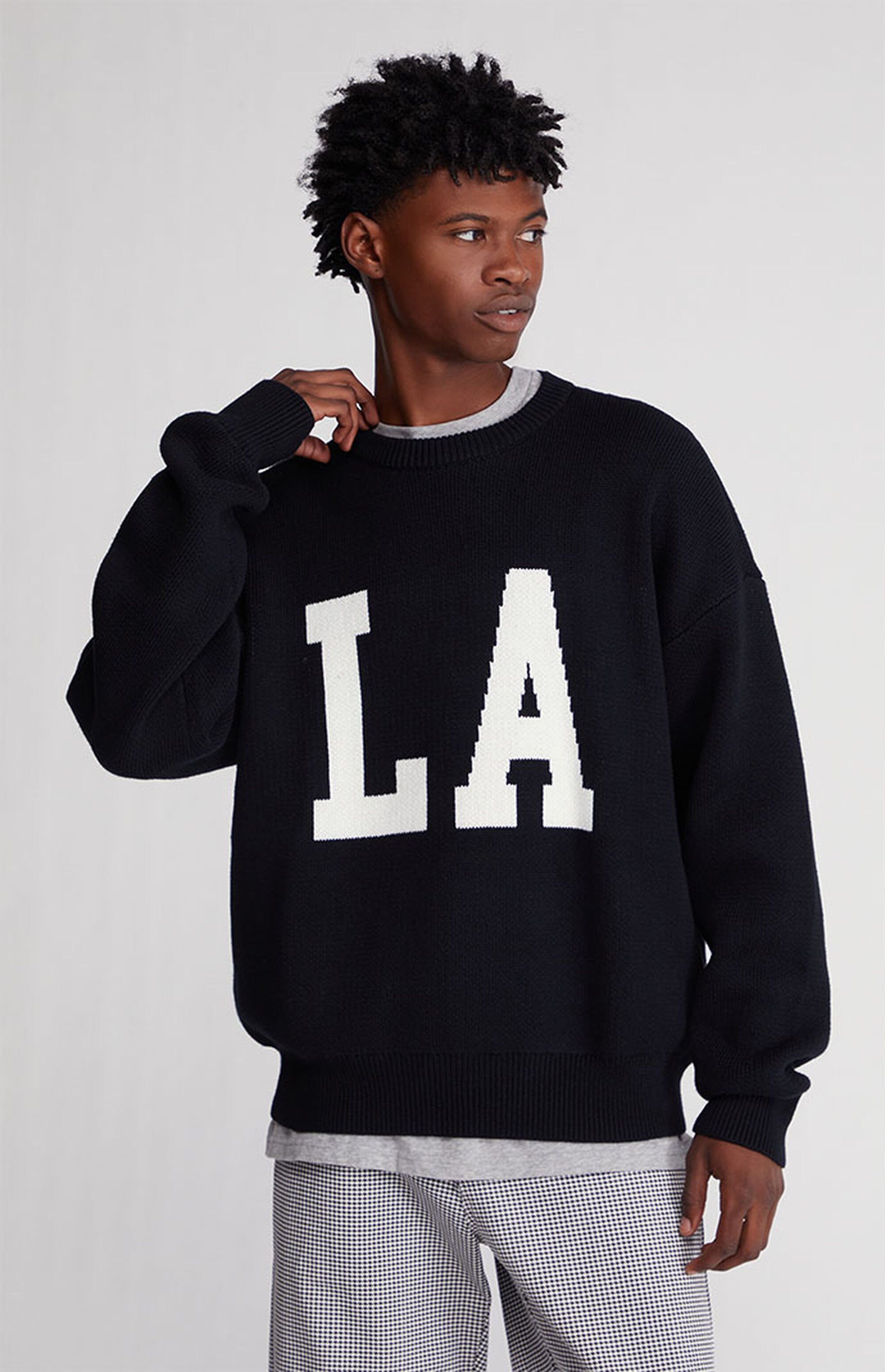 Pacsun LA Fashion Knit Crew Neck Sweater | PacSun