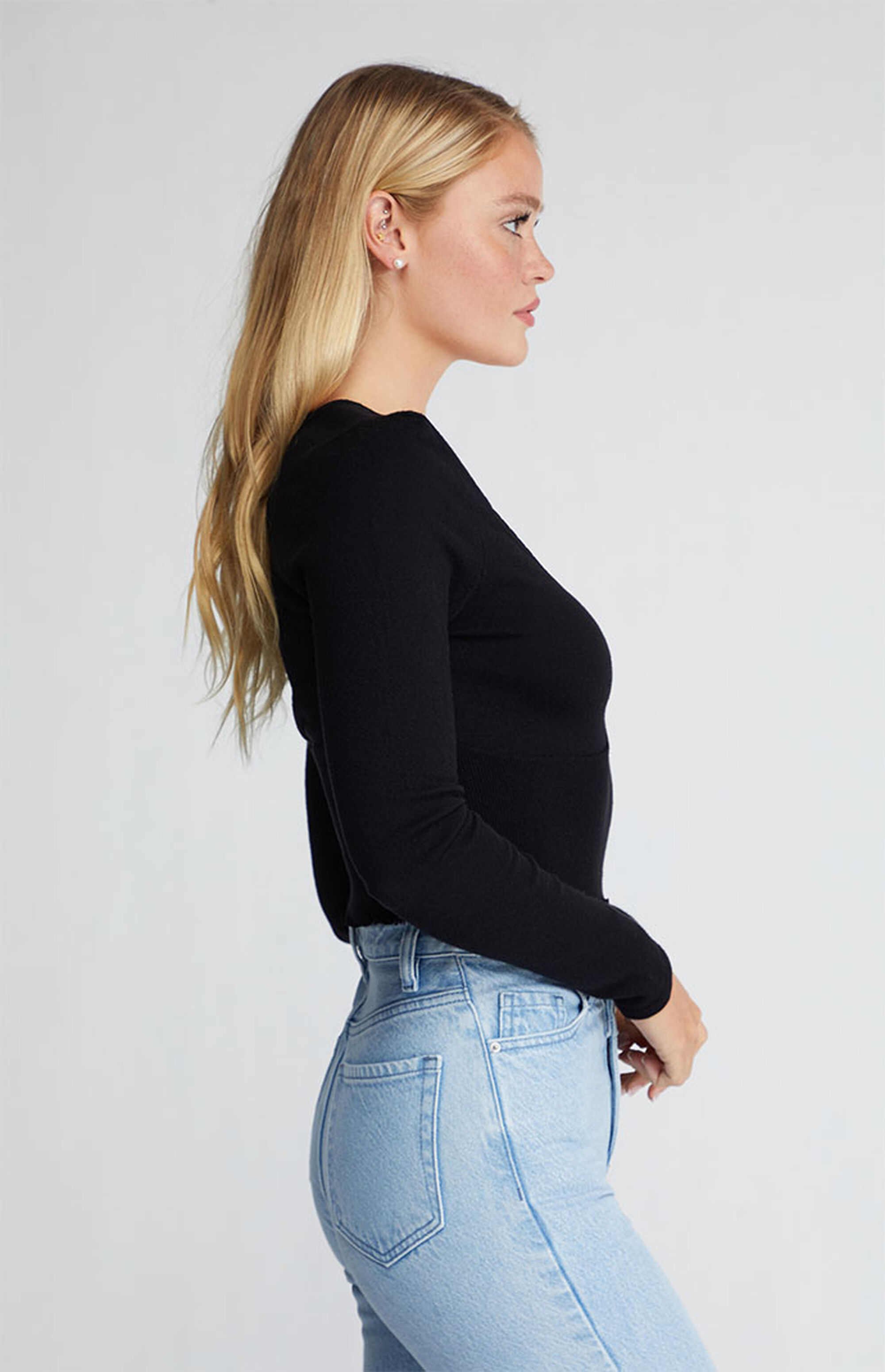 LA Hearts Lacey Day Long Sleeve Top | Pacsun