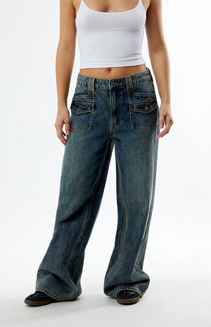 GUESS Originals Double Pocket Baggy Jeans | PacSun