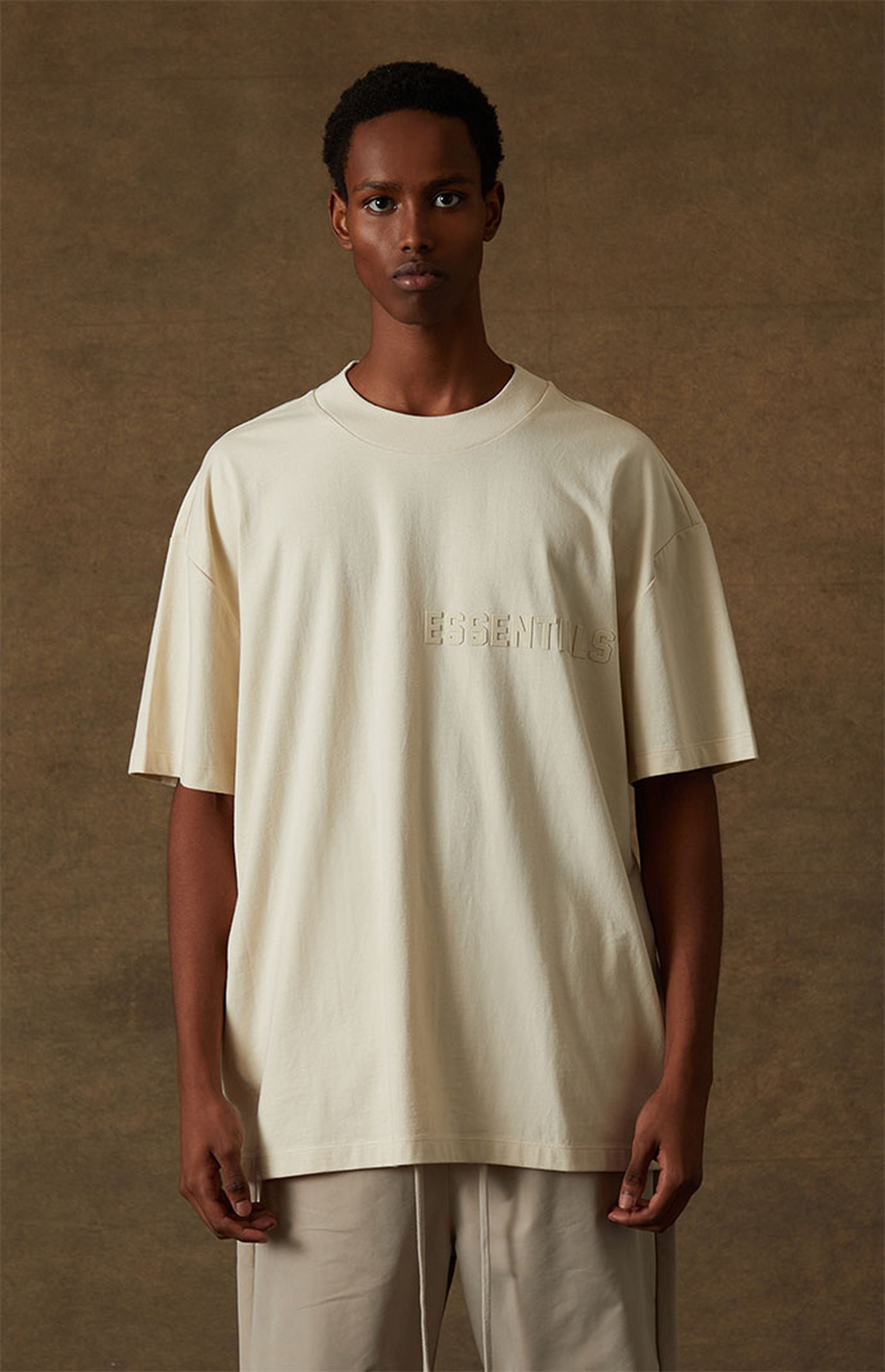 Fear of God Essentials Egg Shell T-Shirt | PacSun Fear of God Essentials Egg Shell T-Shirt | PacSun