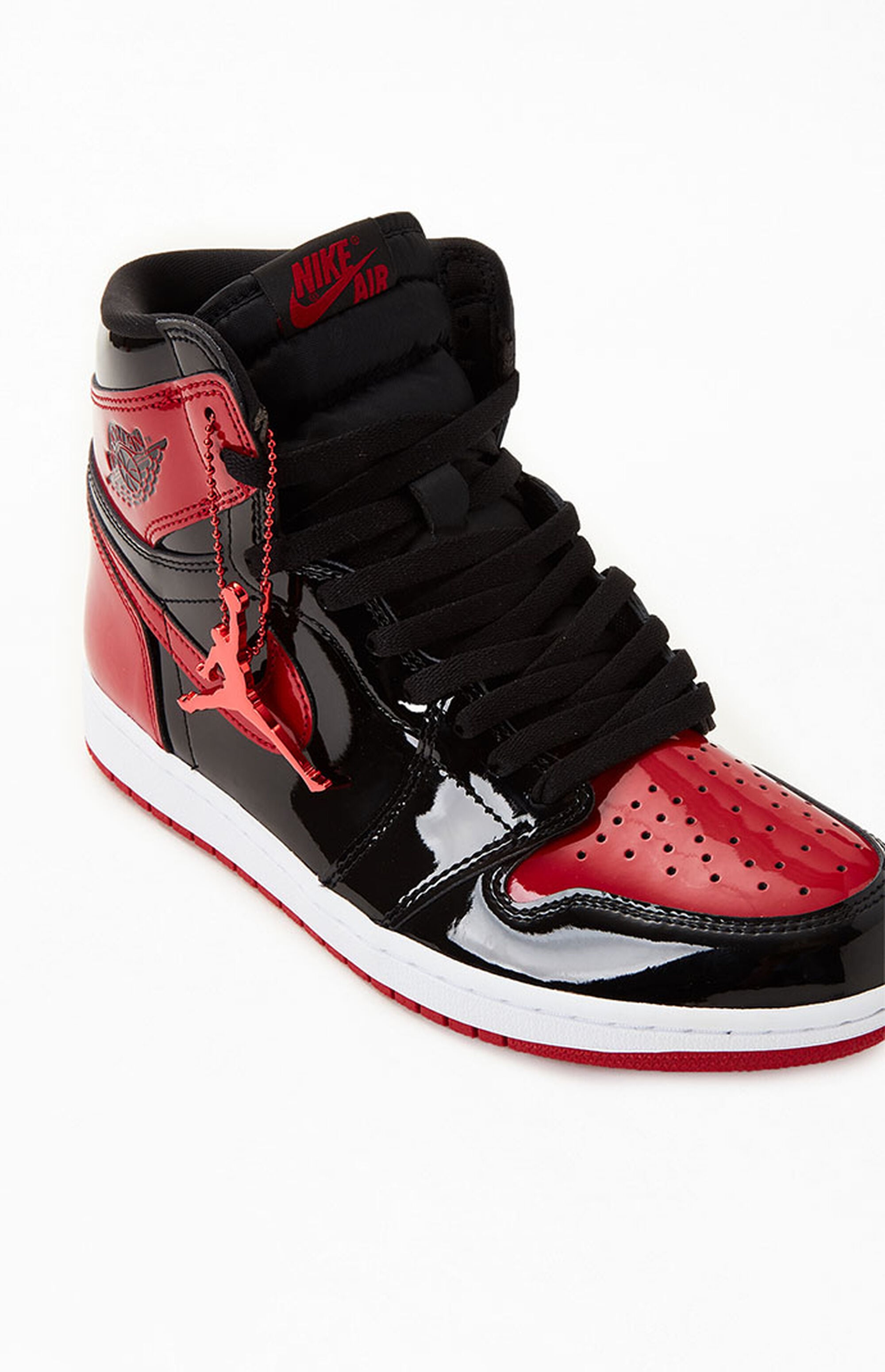 Air Jordan 1 Retro High OG Patent Bred Shoes | Pacsun