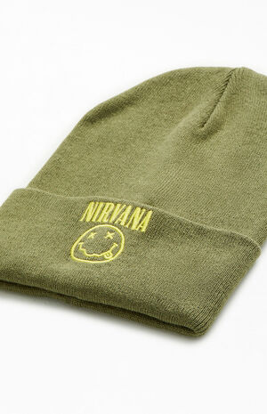 nirvana smiley logo hat