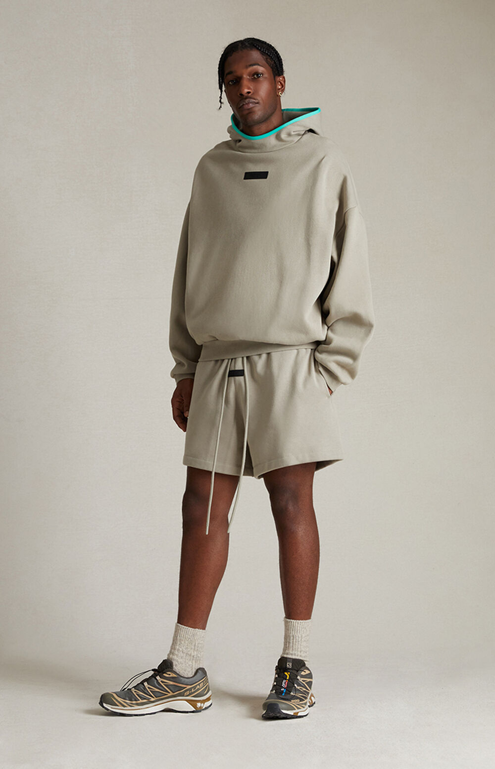 Fear of God ESSENTIALS Seal Fleece Running Shorts | Pacsun