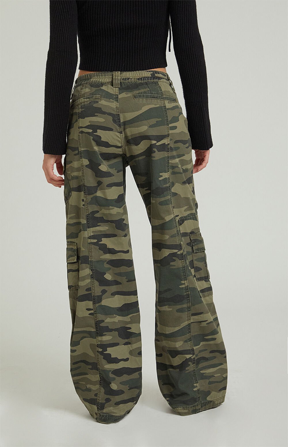PacSun Camouflage Lightweight Low Rise Baggy Pants | PacSun