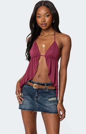 halter top backless