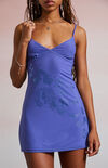 Third Charm Alani Rose Rhinestone Mini Dress | Pacsun