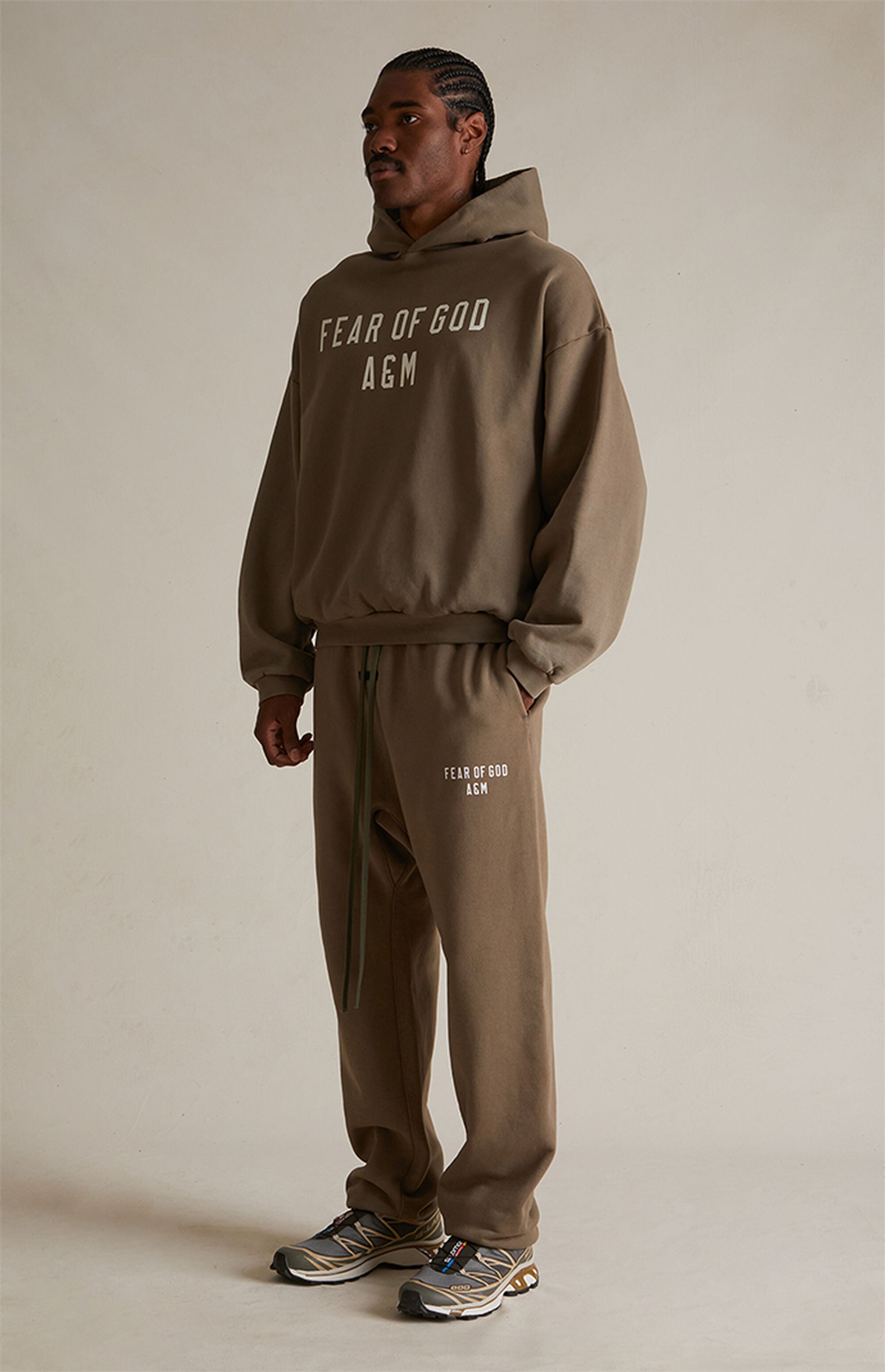Fear of God ESSENTIALS Military Heavy Fleece Hoodie | Pacsun