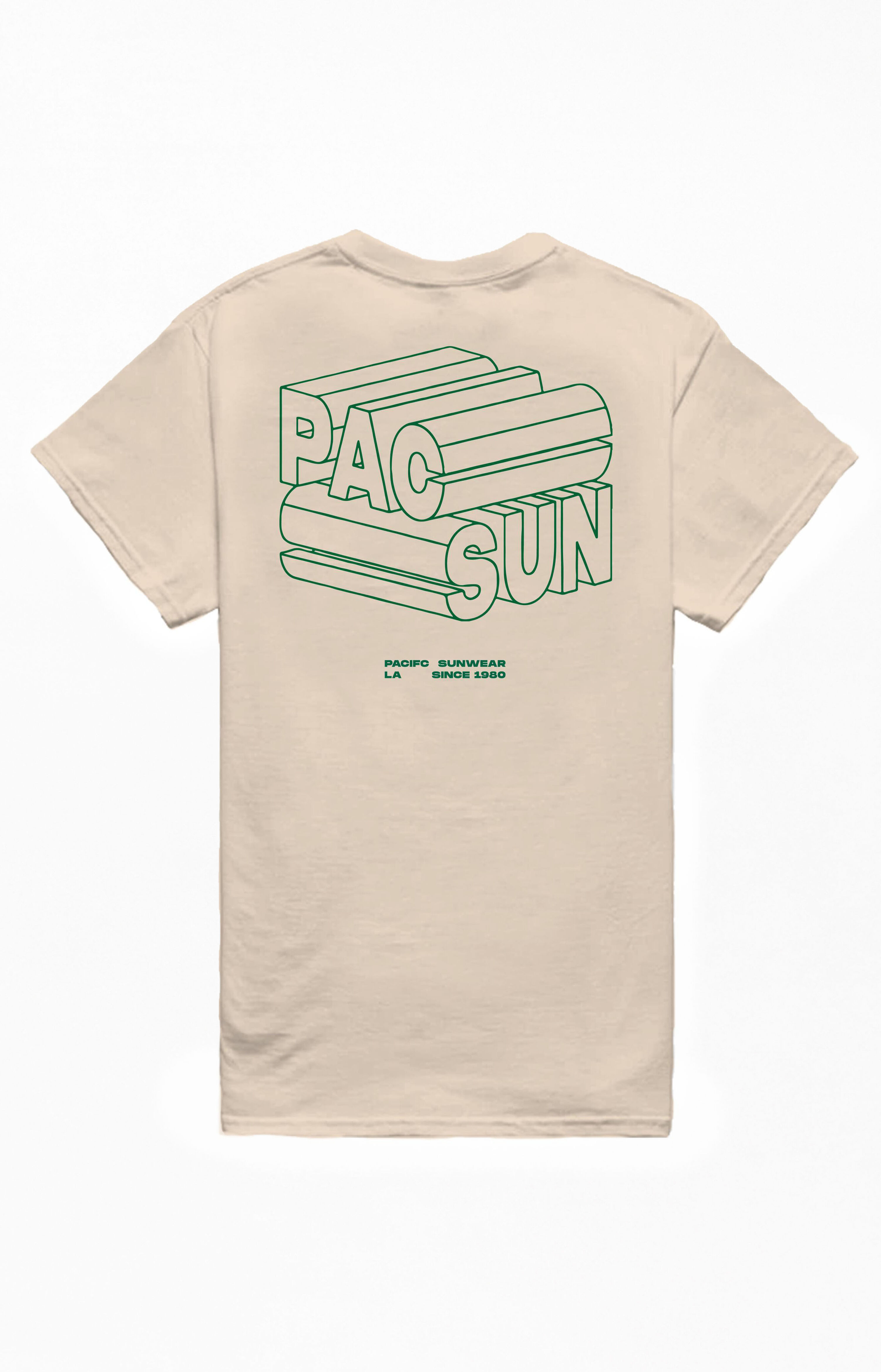 Green PacSun 3D Logo T-Shirt | PacSun