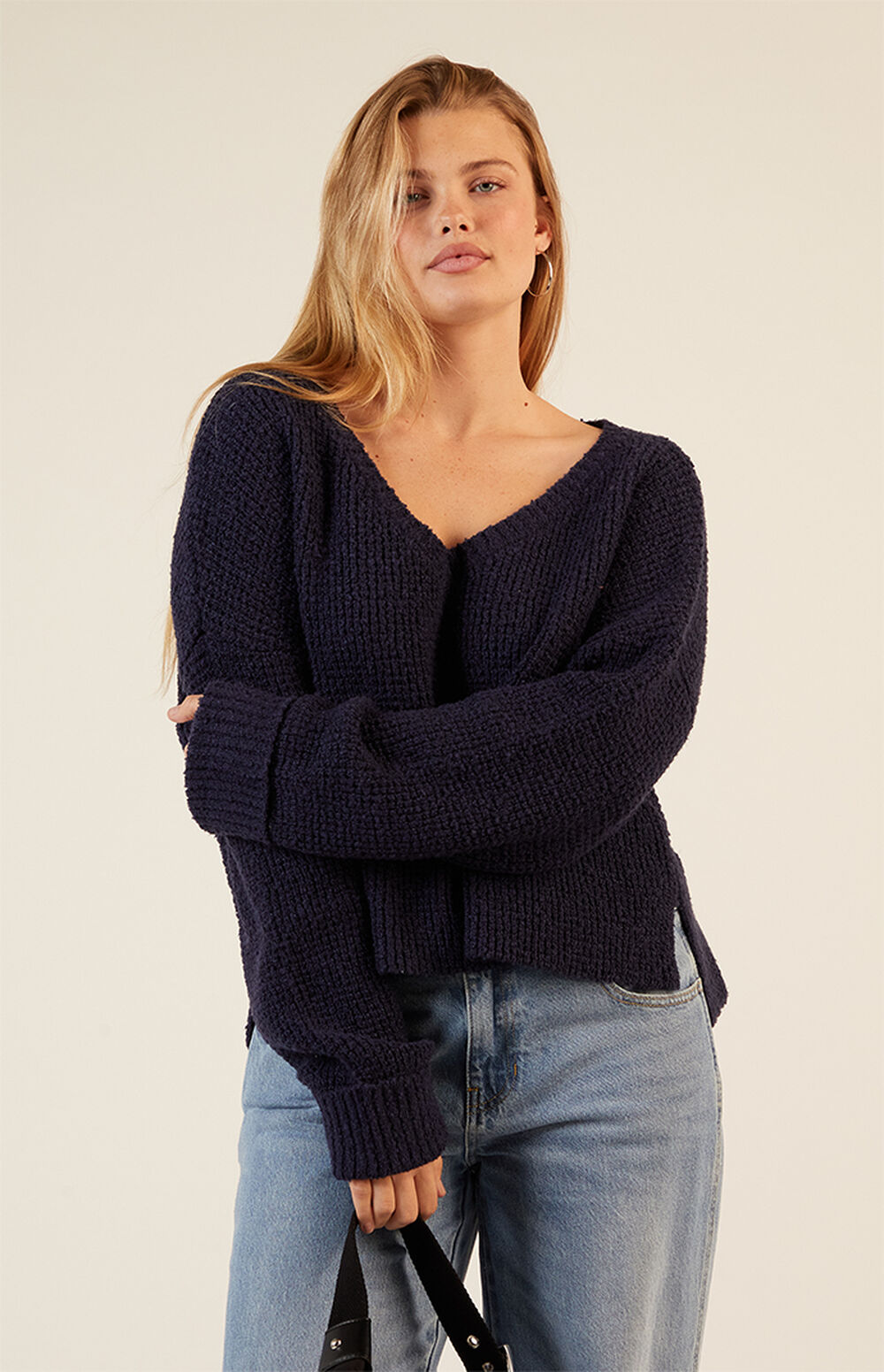 LA Hearts Snug Renata V-Neck Sweater | PacSun