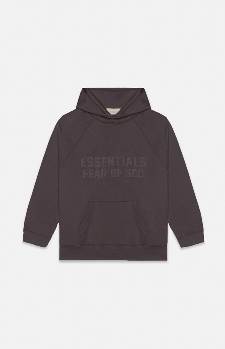 Fear of God ESSENTIALS Off Black Hoodie | PacSun