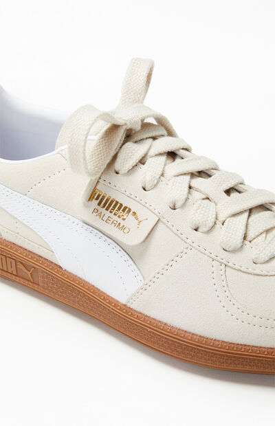 Puma Women's Cream Palermo Sneakers | Pacsun