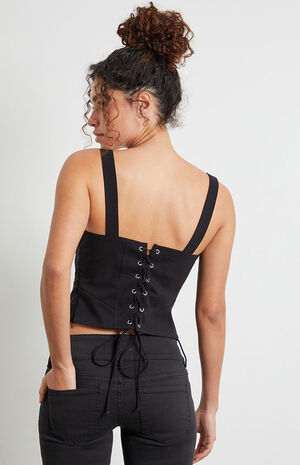 LA Hearts Longline Structured Crop Top | PacSun