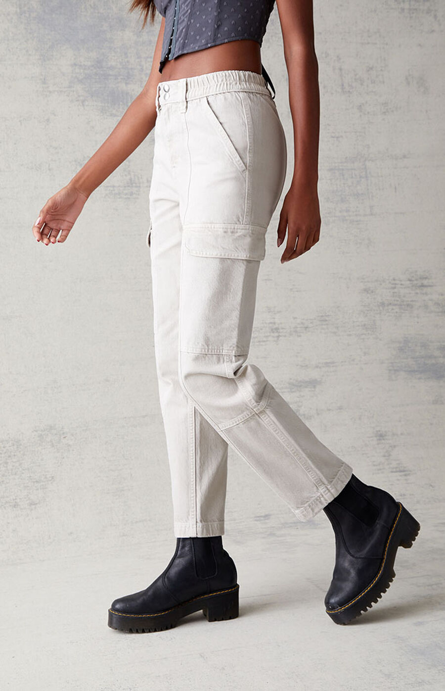 Pacsun Gray Utility Cargo Pants | Pacsun