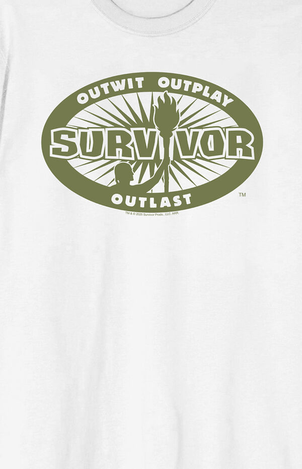 Survivor Outwit Outplay Outlast Logo T-Shirt | Pacsun
