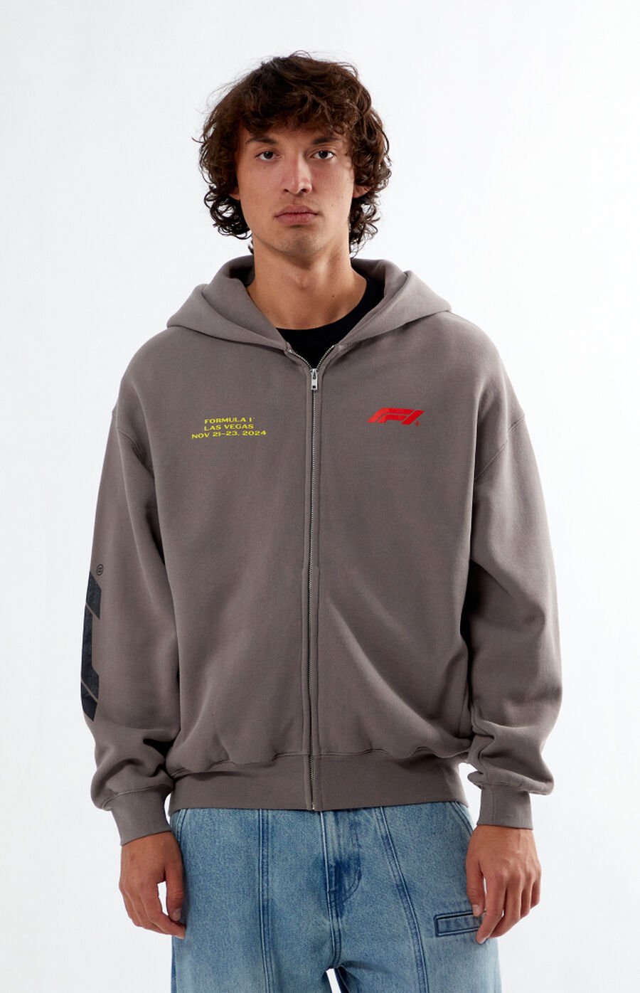 Formula 1 x PacSun Neon Image Full Zip Hoodie | PacSun