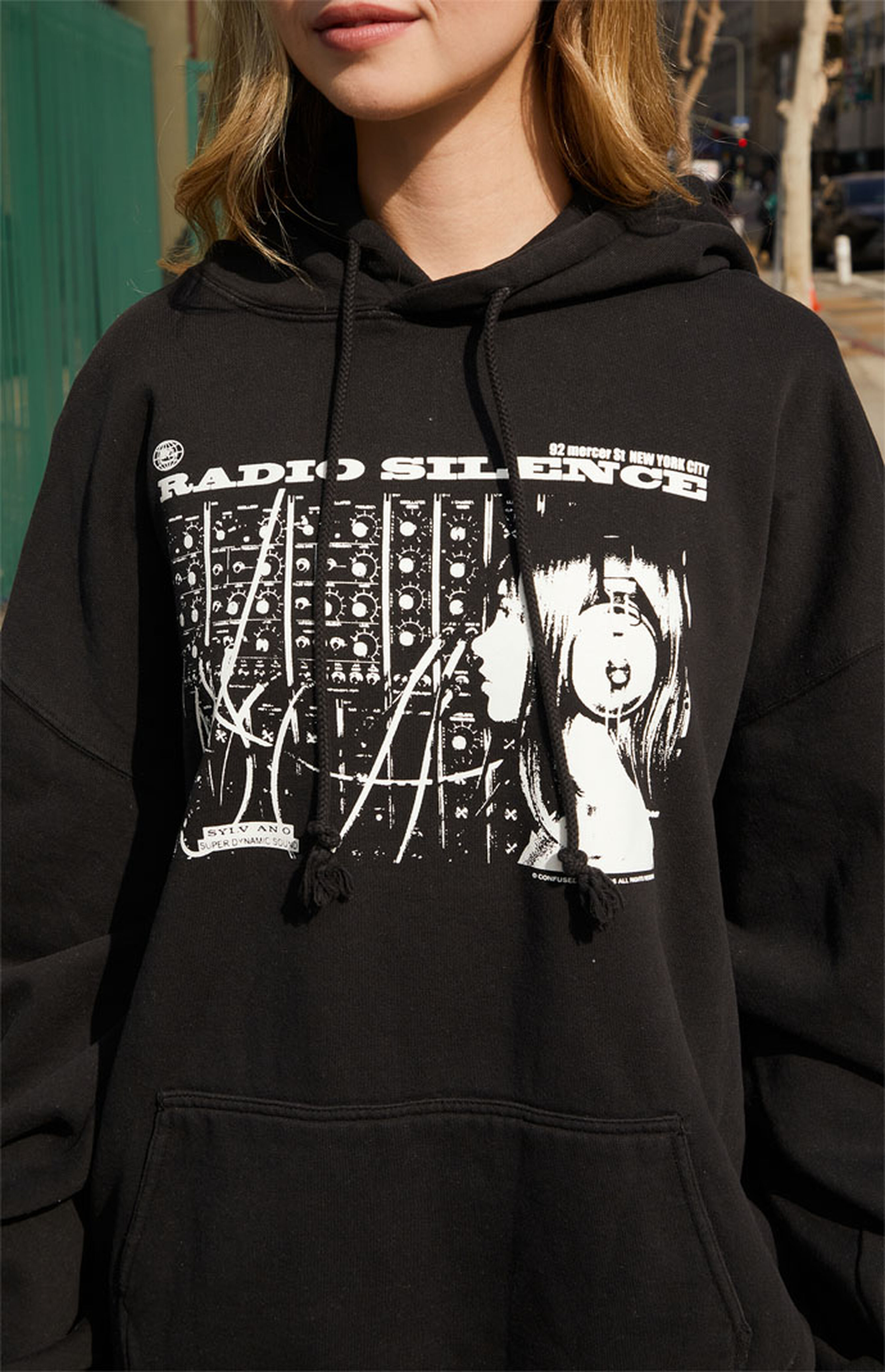 John Galt Radio Silence Oversized Hoodie | Pacsun