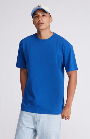 PS Basics Blue Reece Regular T-Shirt | PacSun