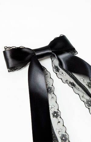 Pacsun Satin Lace Bow Barrette | PacSun