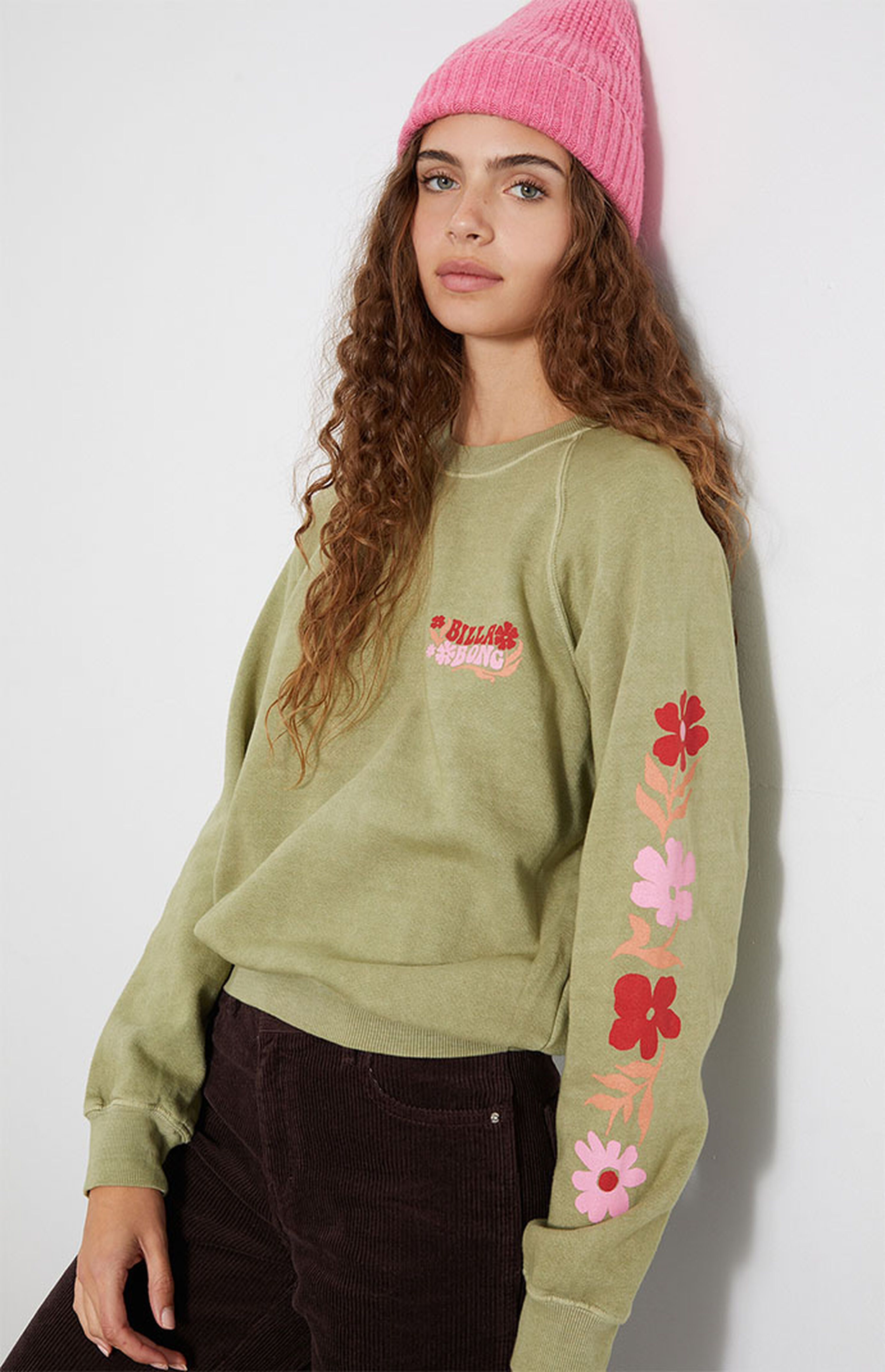 Billabong Here We Go Crew Neck Sweatshirt | PacSun