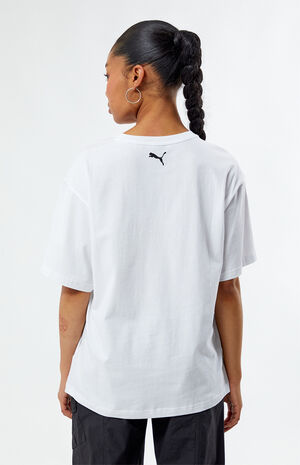 Puma Ferrari White Oversized T-Shirt | PacSun