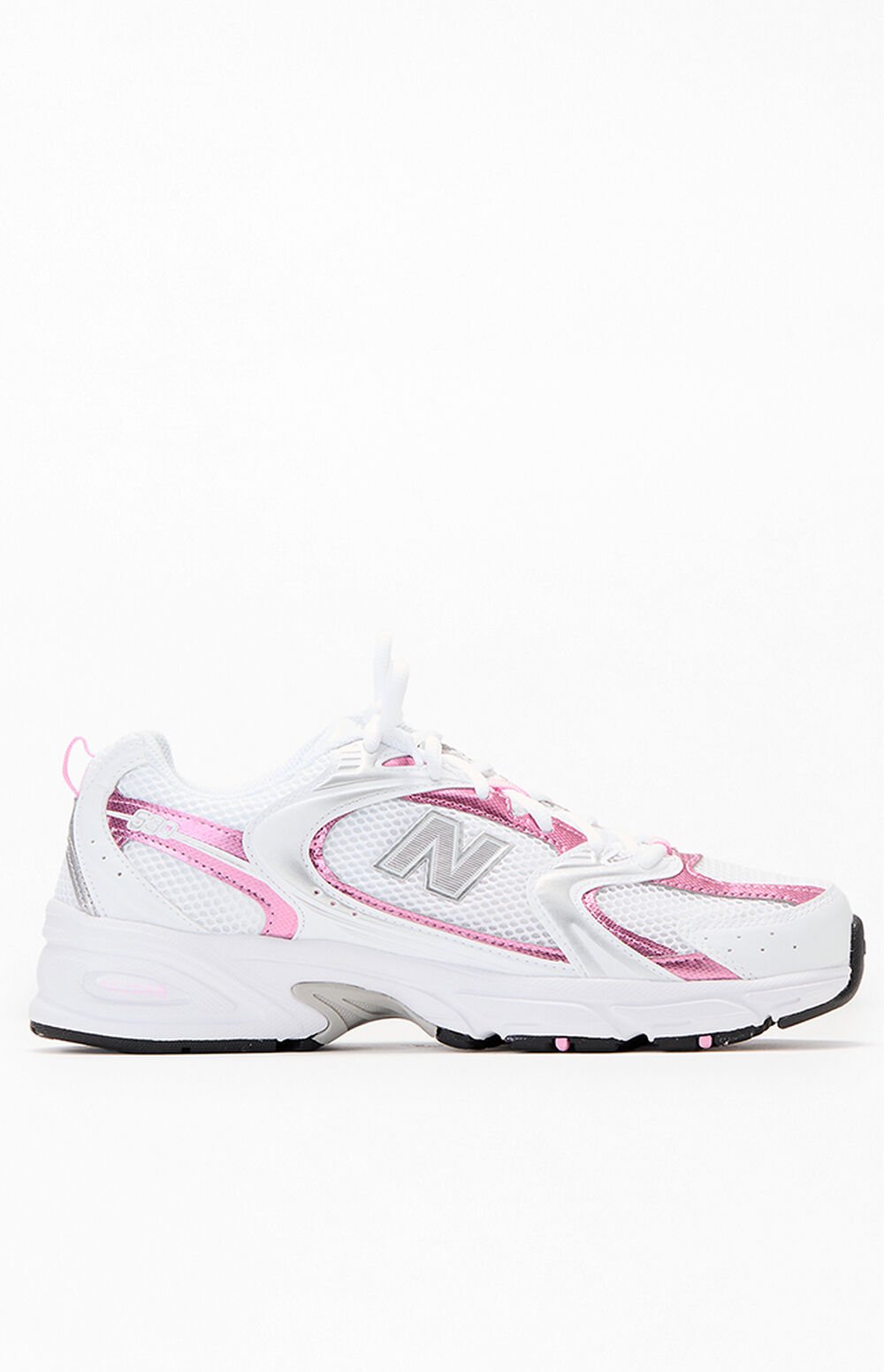 New Balance White & Pink 530 Sneakers | PacSun