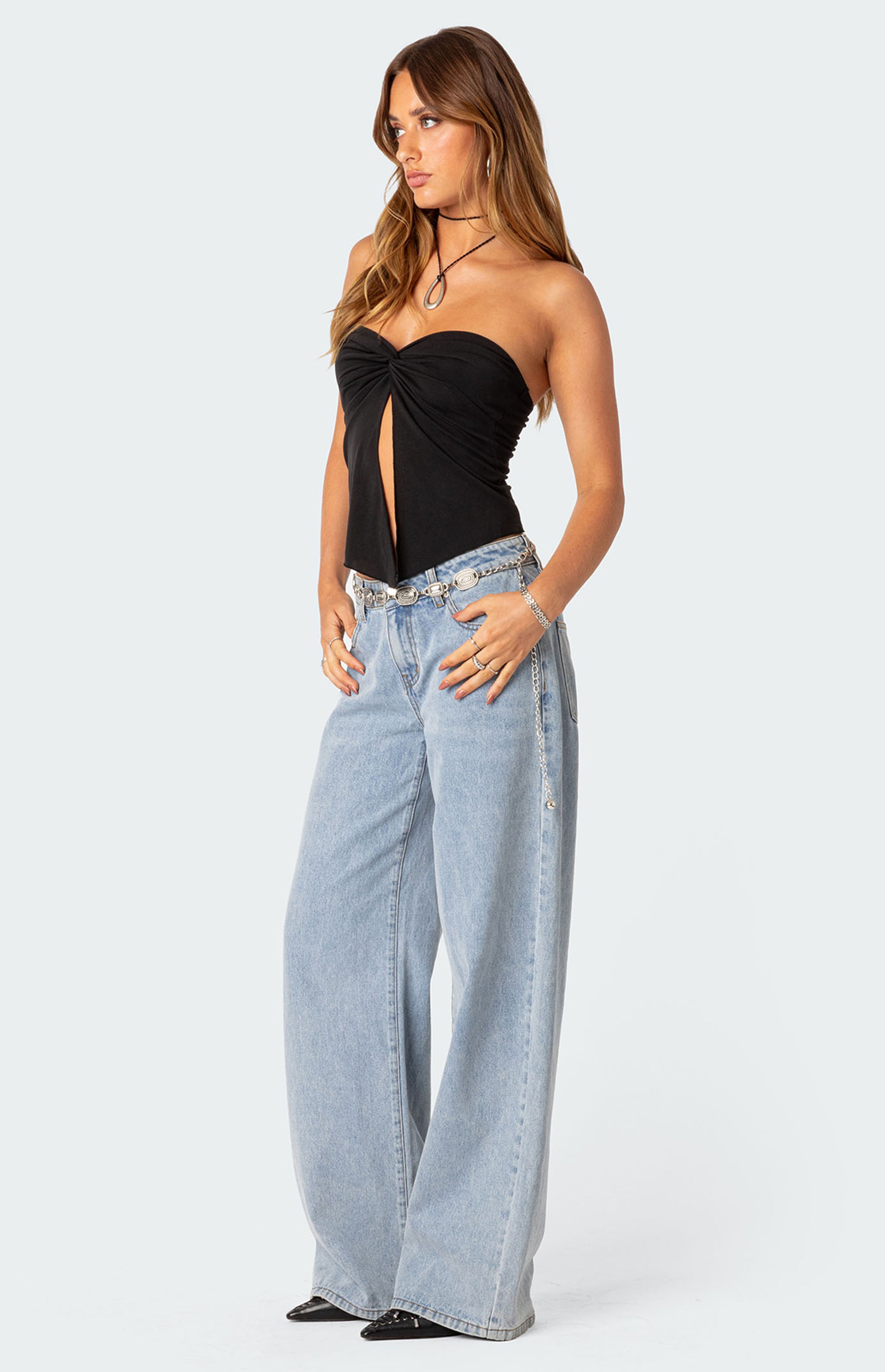Edikted Twisted Split Front Tube Top | PacSun
