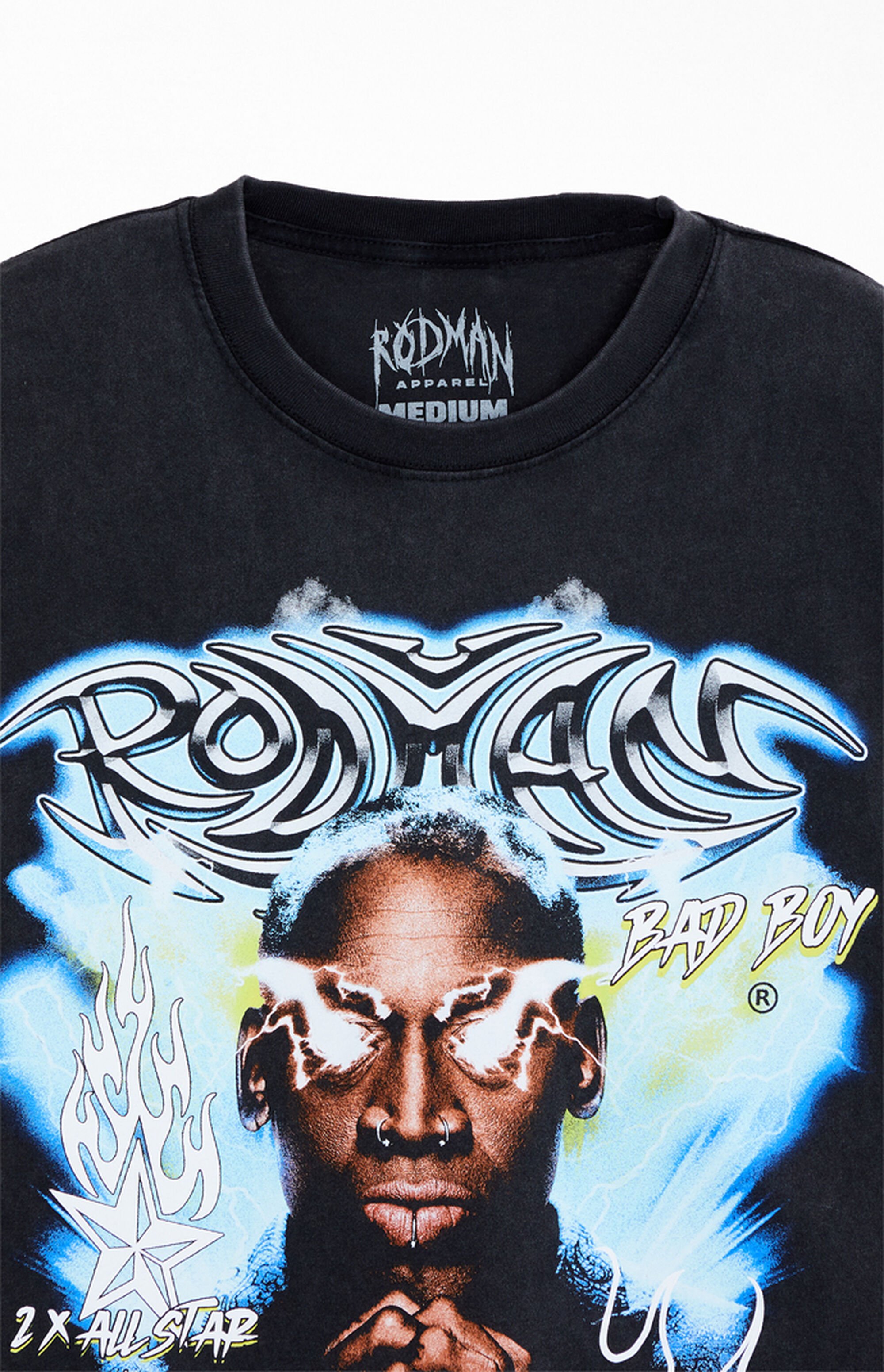 RODMAN BRAND Dennis Rodman Electric Eye Oversized T-Shirt | PacSun