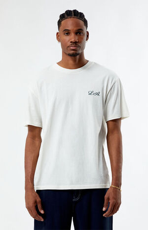 PS Basics Cursive LA Embroidered T-Shirt | PacSun