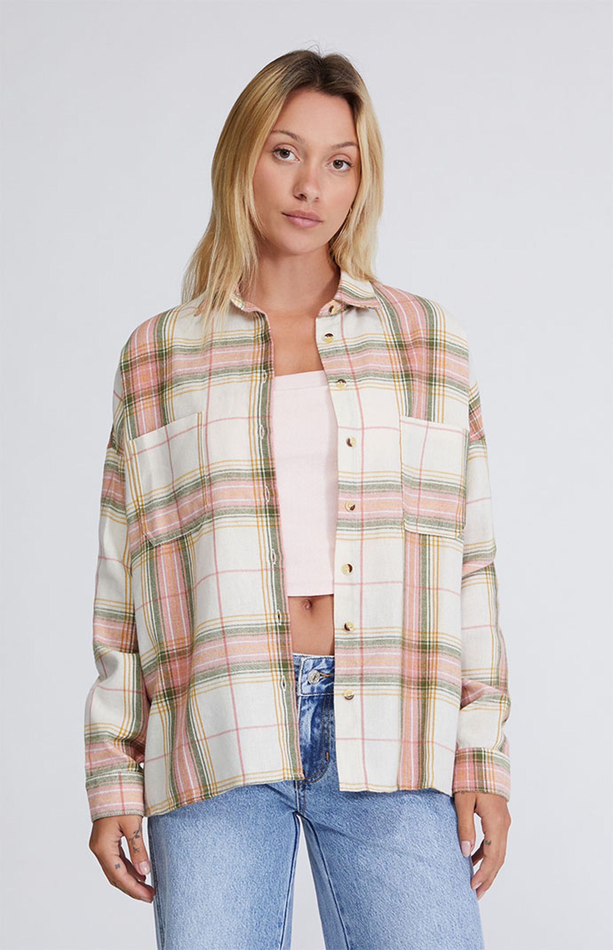 LA Hearts Boyfriend Flannel Shirt | Pacsun