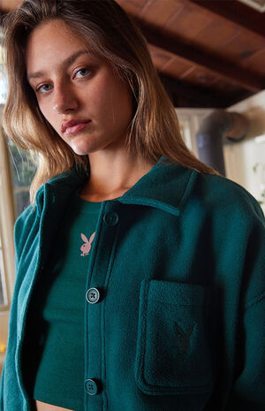 Playboy By PacSun Cozy Polar Fleece Shacket | PacSun