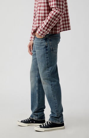 Pacsun Cade Straight Jeans Medium Indigo | PacSun