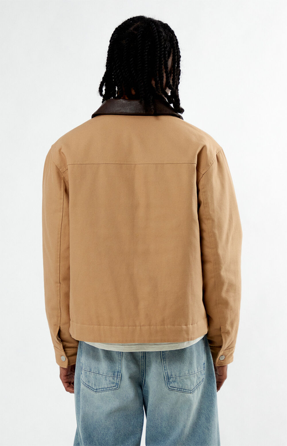 FORD Tan Canvas Gas Jacket | Pacsun