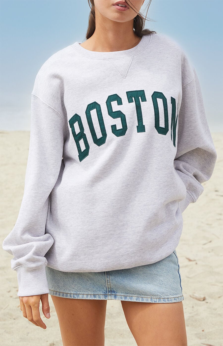 John Galt Boston Erica Crew Neck Sweatshirt | Pacsun