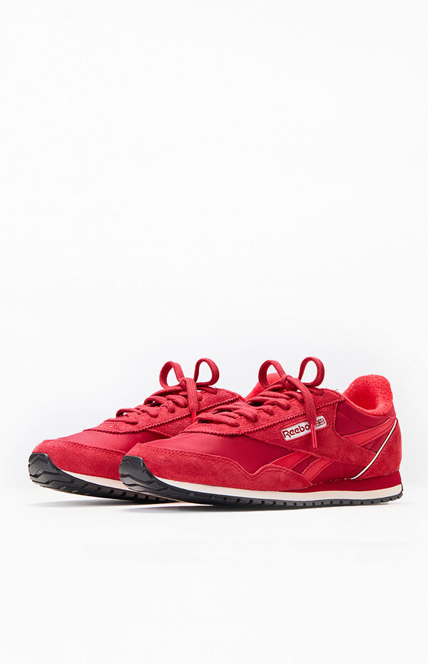 Reebok Women's Red & White Classic AZ Sneakers | Pacsun