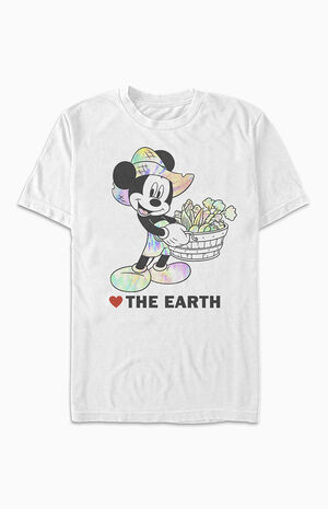 Mickey Mouse Heart Earth T-Shirt | Pacsun