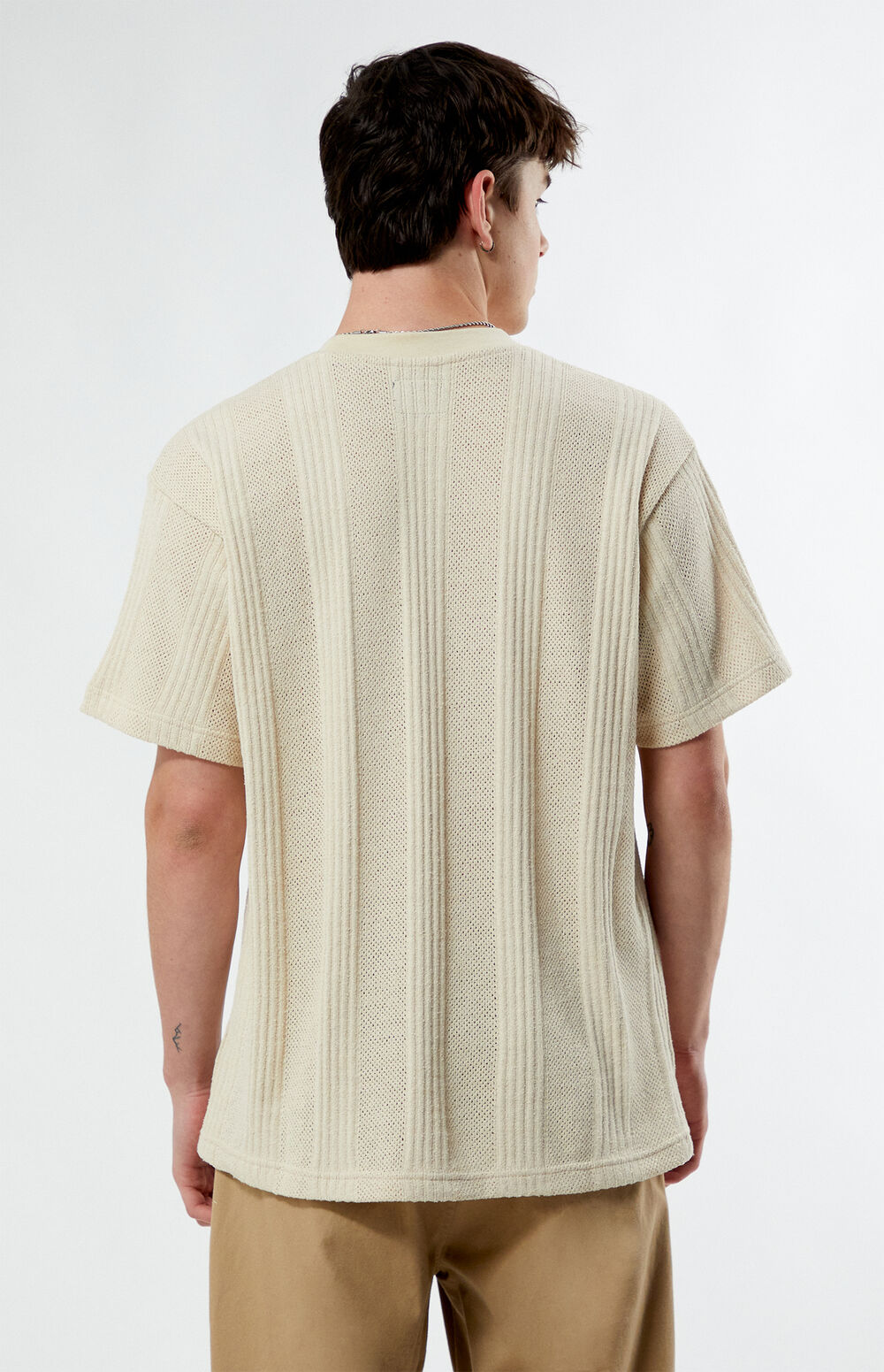 Pacsun Lines Textured T-Shirt | PacSun