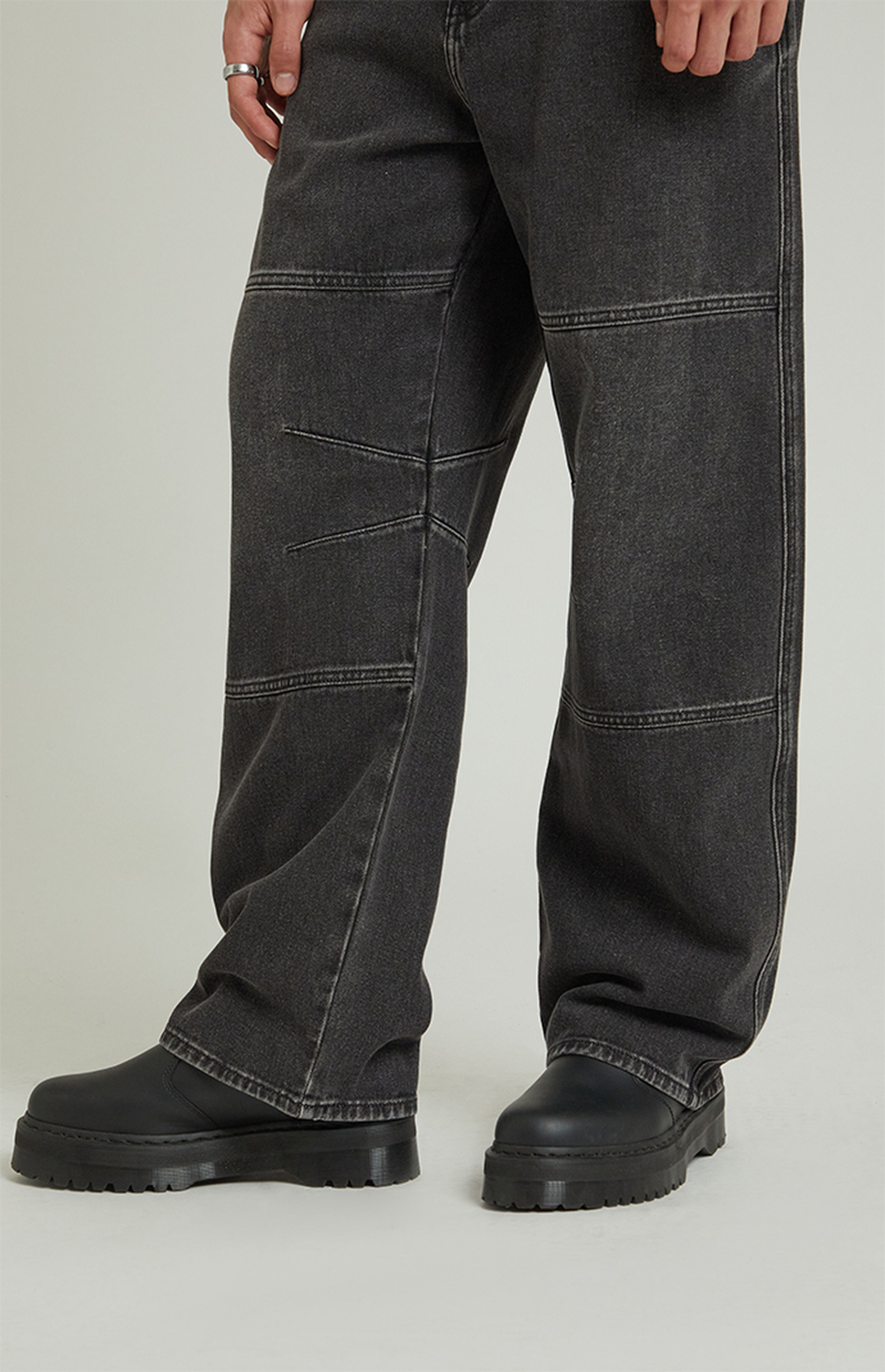 Pacsun Black Wash Baggy Jeans | Pacsun