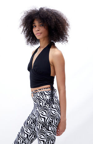 LA Hearts Side Cinch Halter Top | PacSun