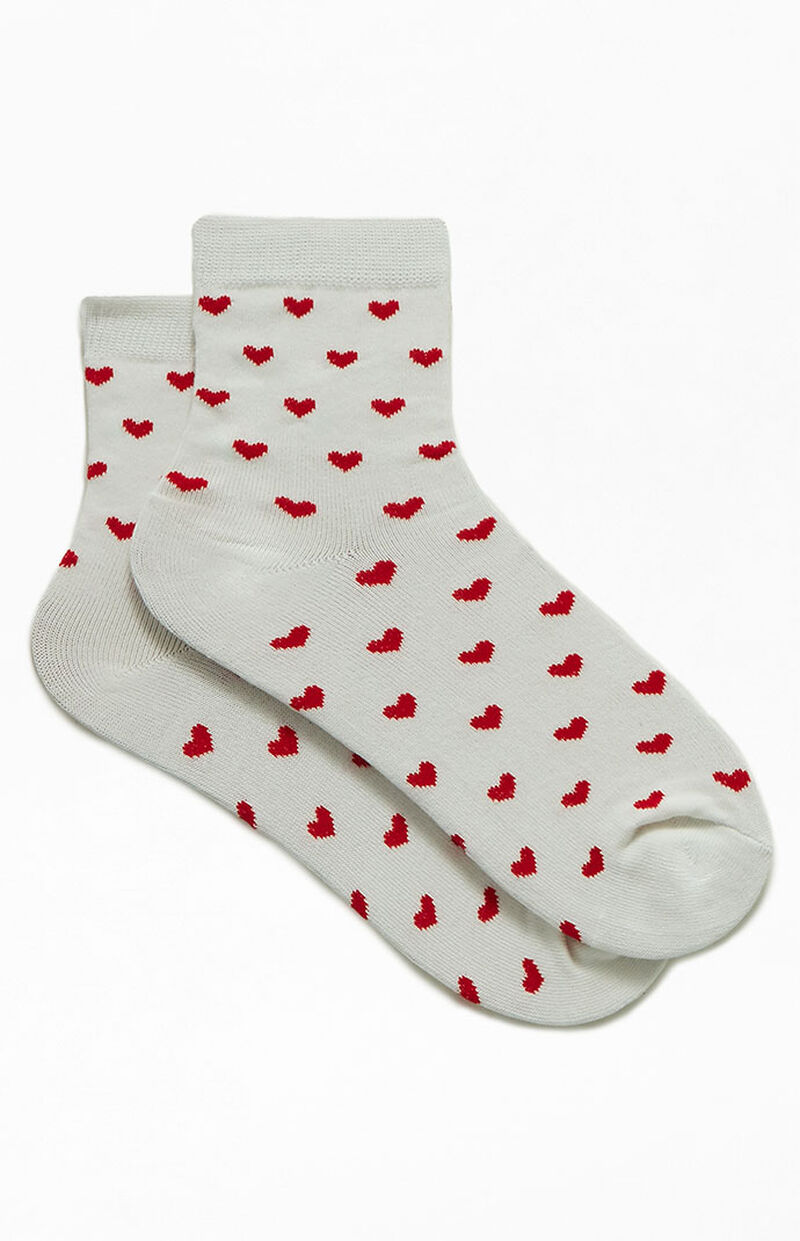 John Galt Heart Socks | Pacsun