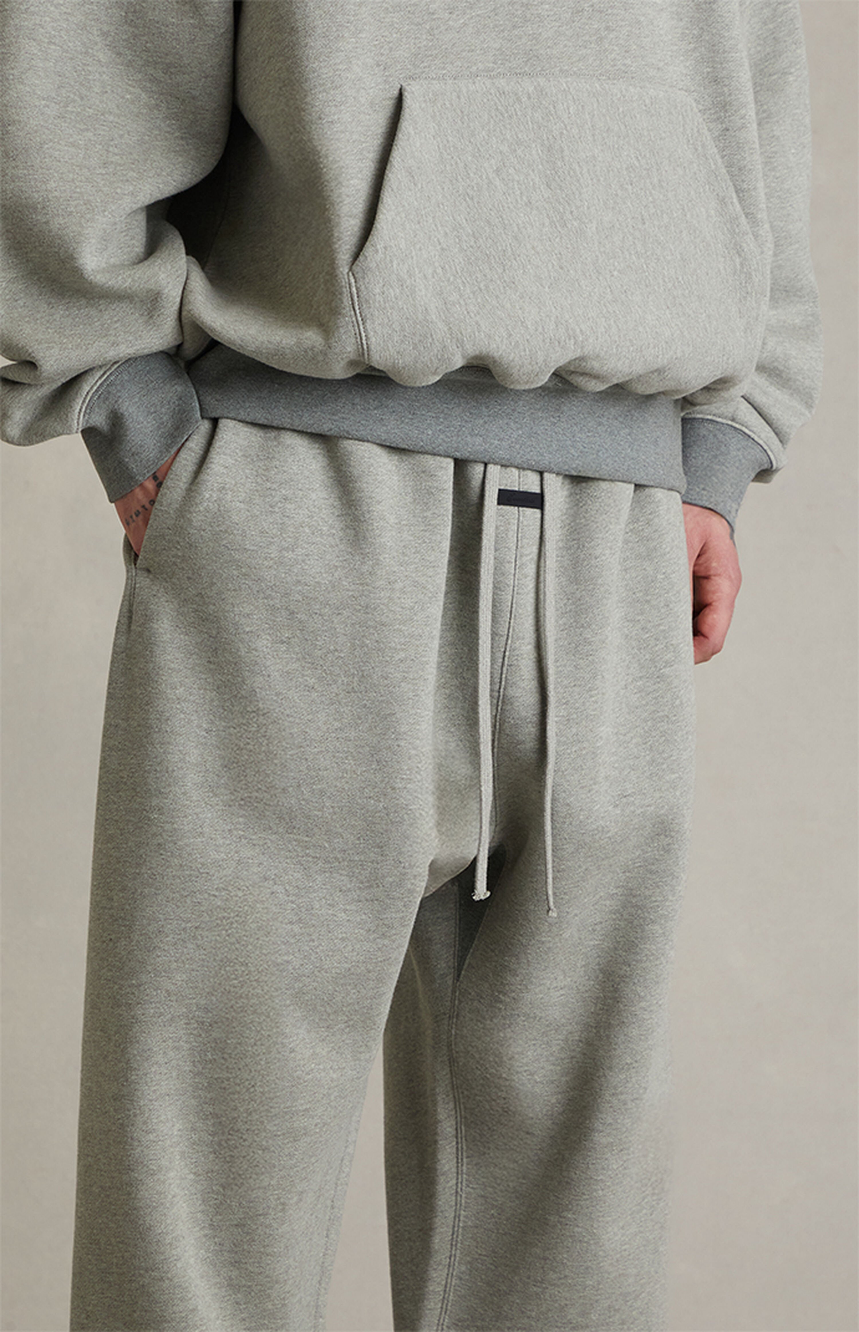 Fear of God ESSENTIALS Concrete Heather Signature Classic Flare ...