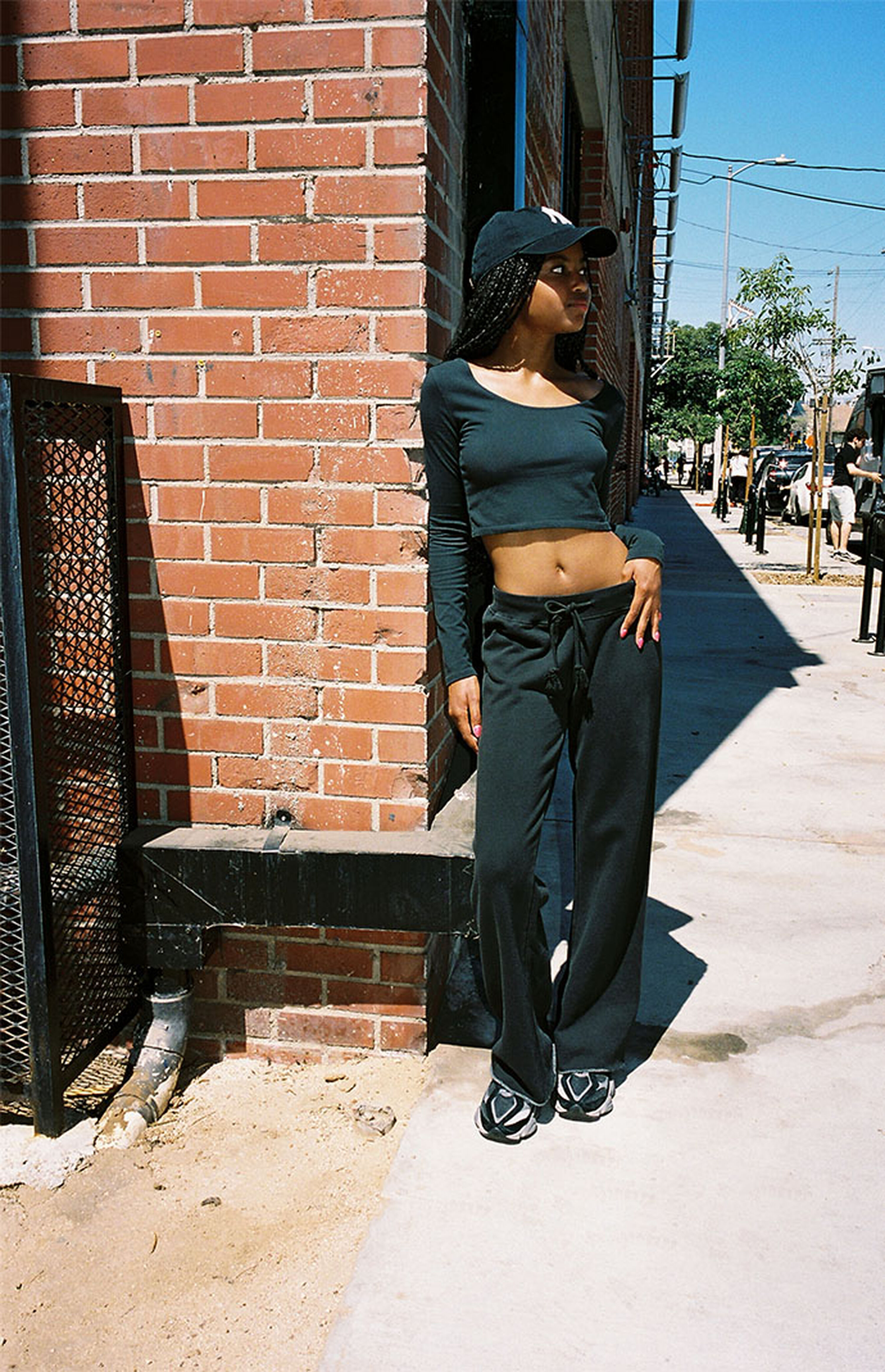 John Galt Black Jillian Long Sleeve Top | PacSun