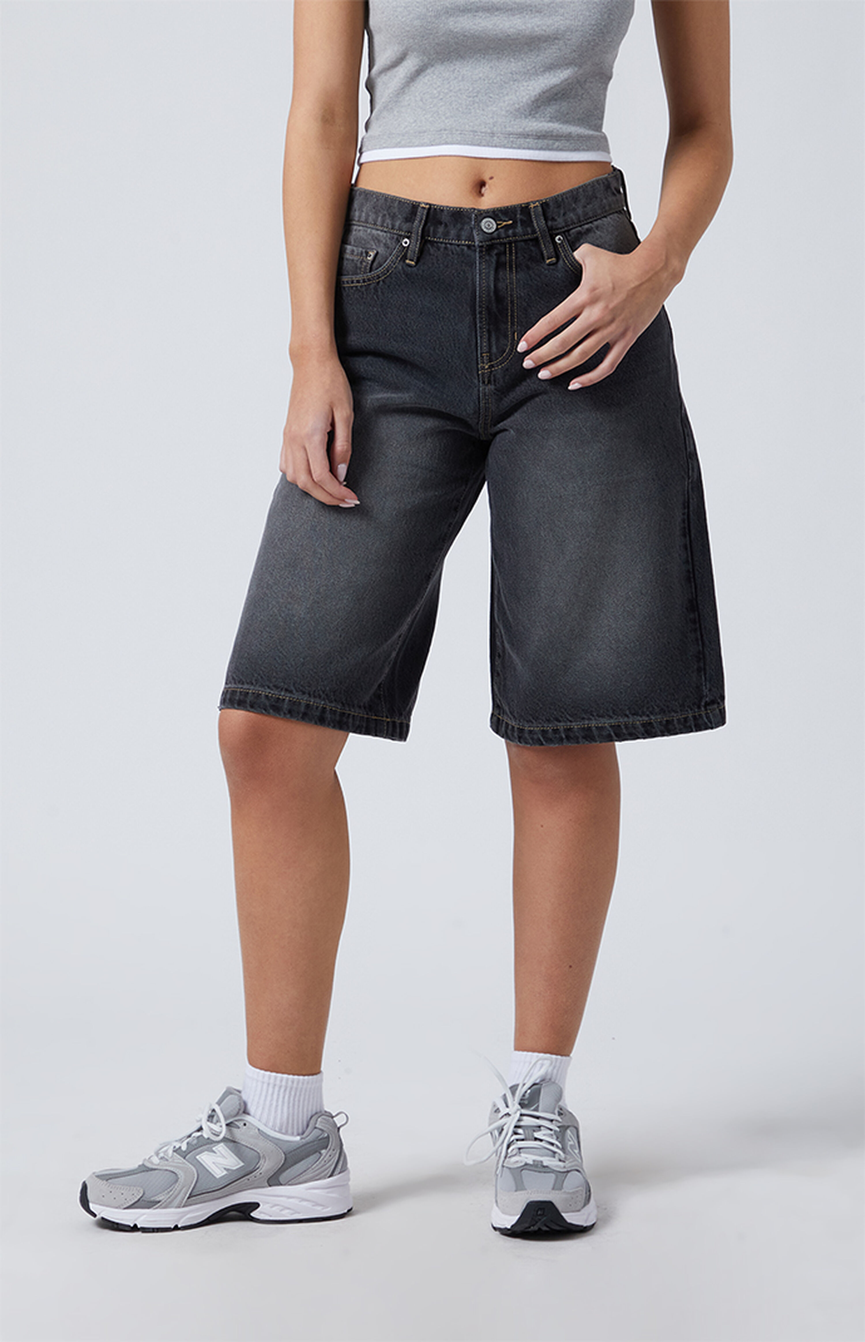 Pacsun Black Extreme Jorts | PacSun