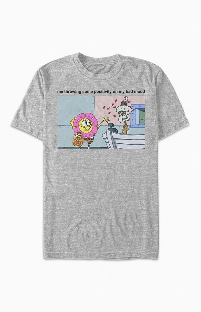 SpongeBob Positivity Meme T-Shirt | Pacsun