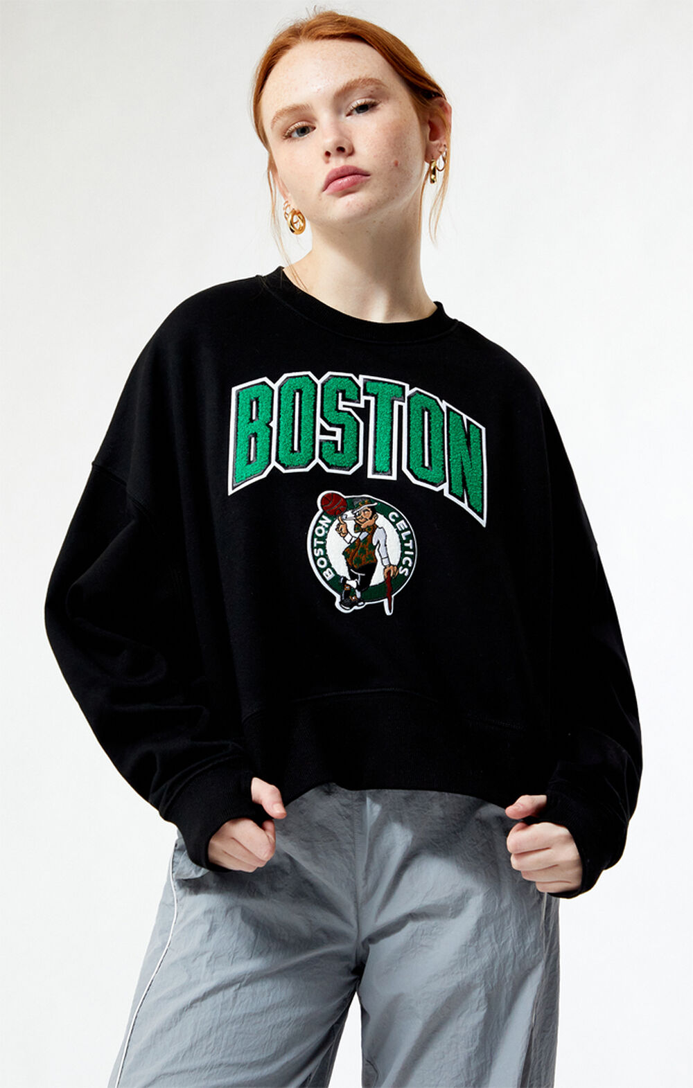 ProStandard Boston Celtics Crew Neck Sweatshirt | PacSun