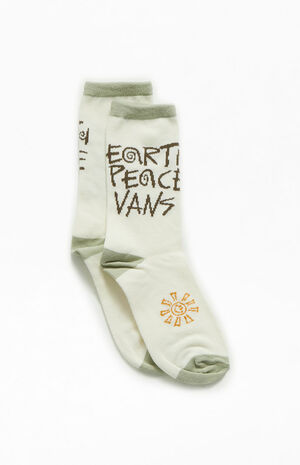 Vans Earth Peace Crew Socks | PacSun