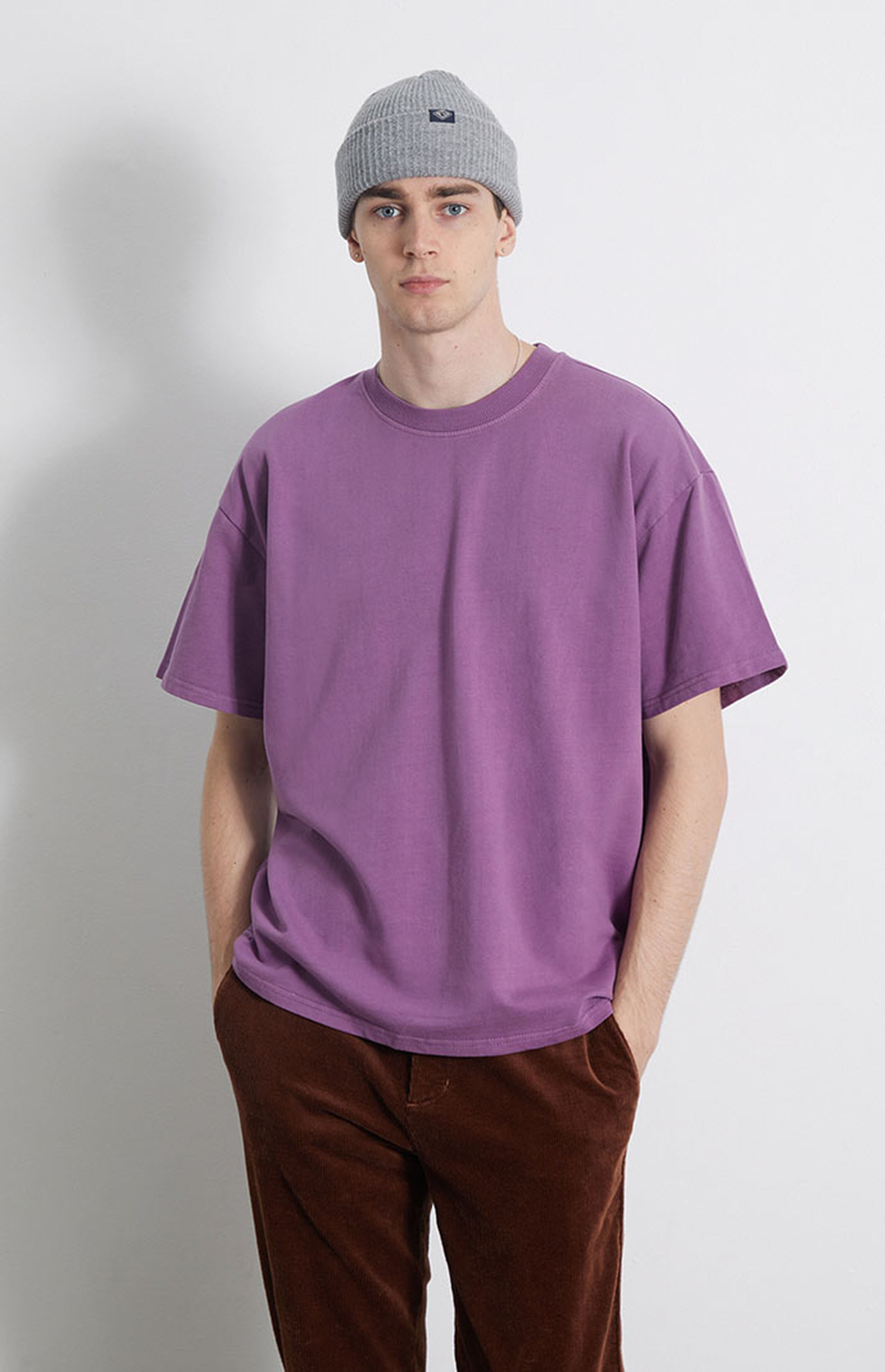 Pacsun Purple Oversized Terry T-Shirt | Pacsun
