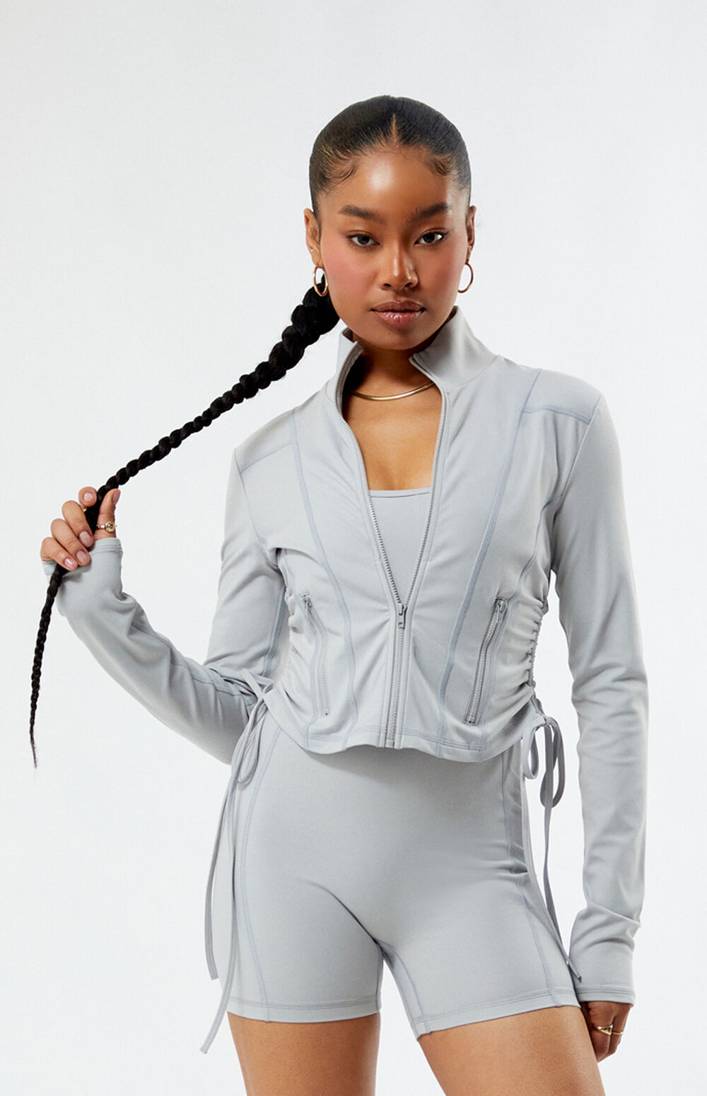 PAC 1980 PAC WHISPER Active Cinched Free Form Jacket | PacSun