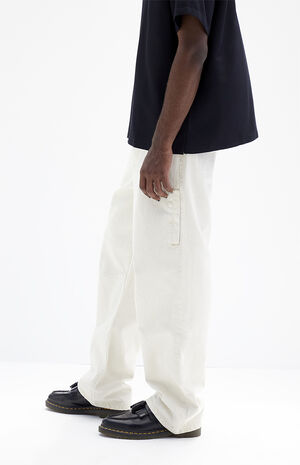 Pacsun Cream Baggy Clover Jeans | PacSun