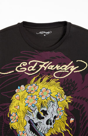 Ed Hardy Yellow Hair Skull T-Shirt | PacSun