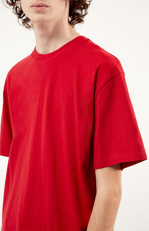 PS Basics Red Reece Regular T-Shirt | PacSun